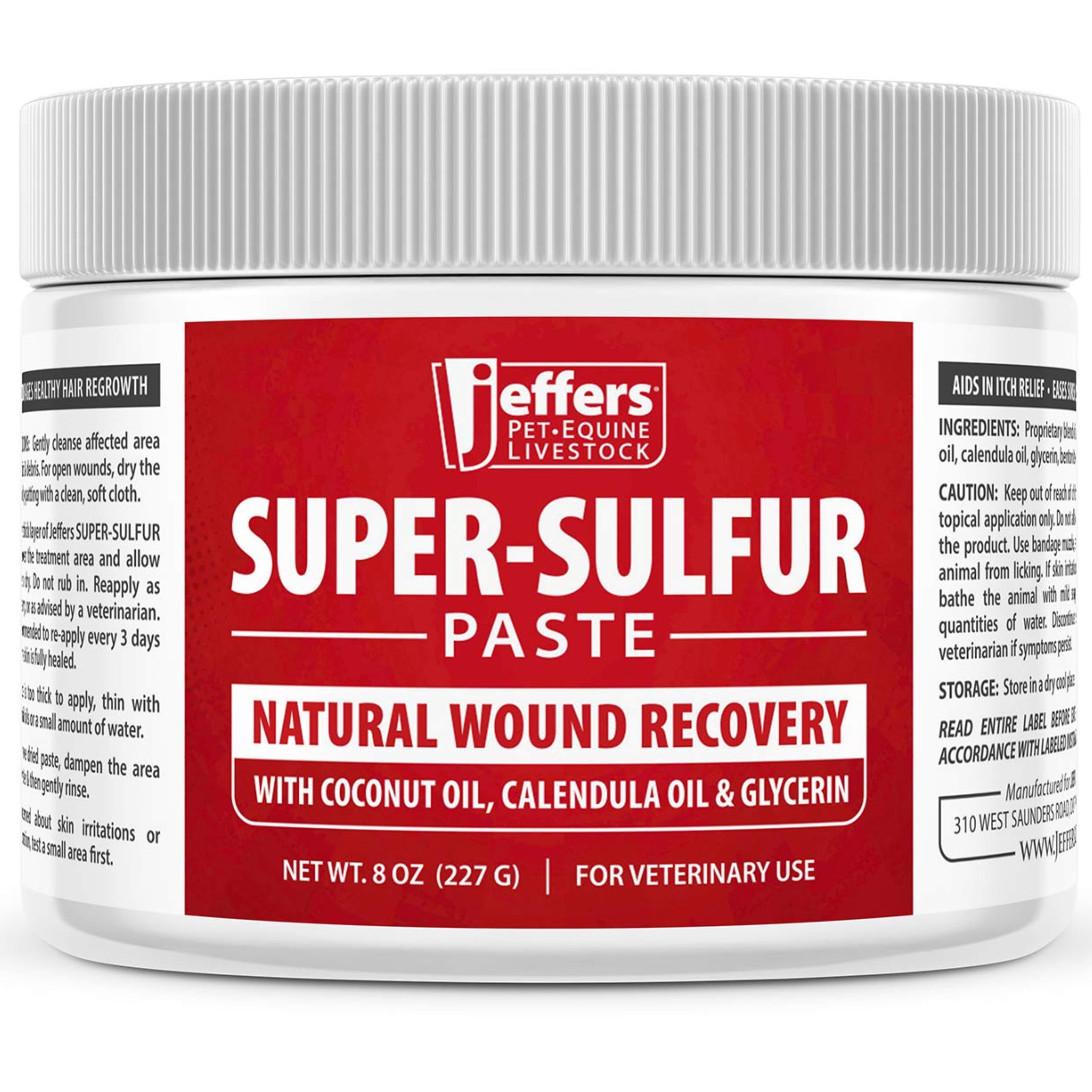 Jeffers Super Sulfur Healing Paste – Natural Skin & Wound Care for ...