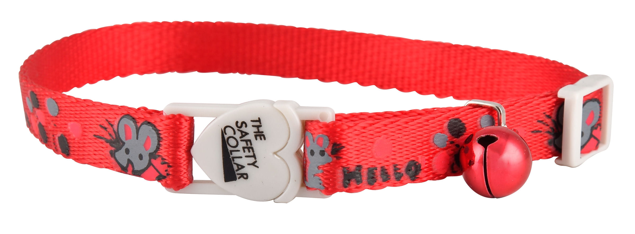 Jeffers The Cat Safety Collar, Hello Mouse - Walmart.com