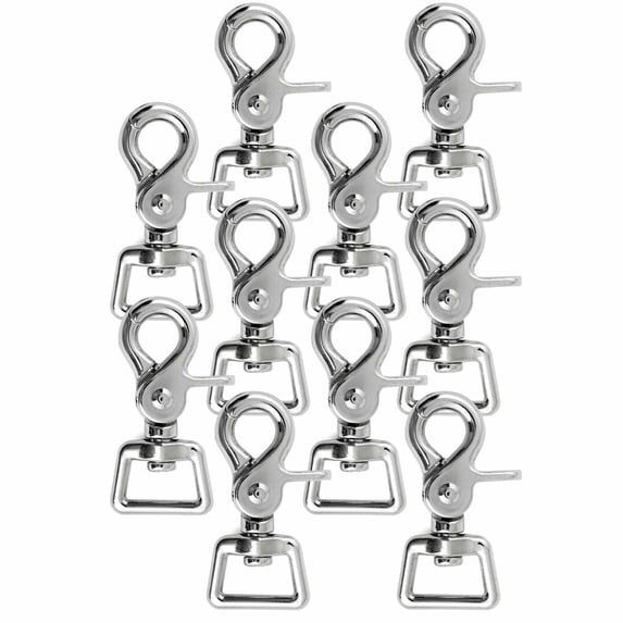 Jeffers Trigger Snap Clip 2.5" with Swivel Square Eye – Nickel Plated ...
