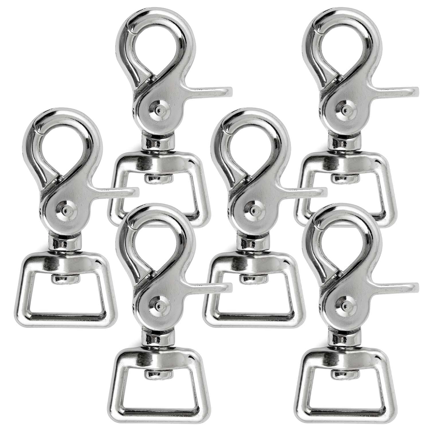 Jeffers Trigger Snap Clip 2.5" with Swivel Square Eye – Nickel Plated ...