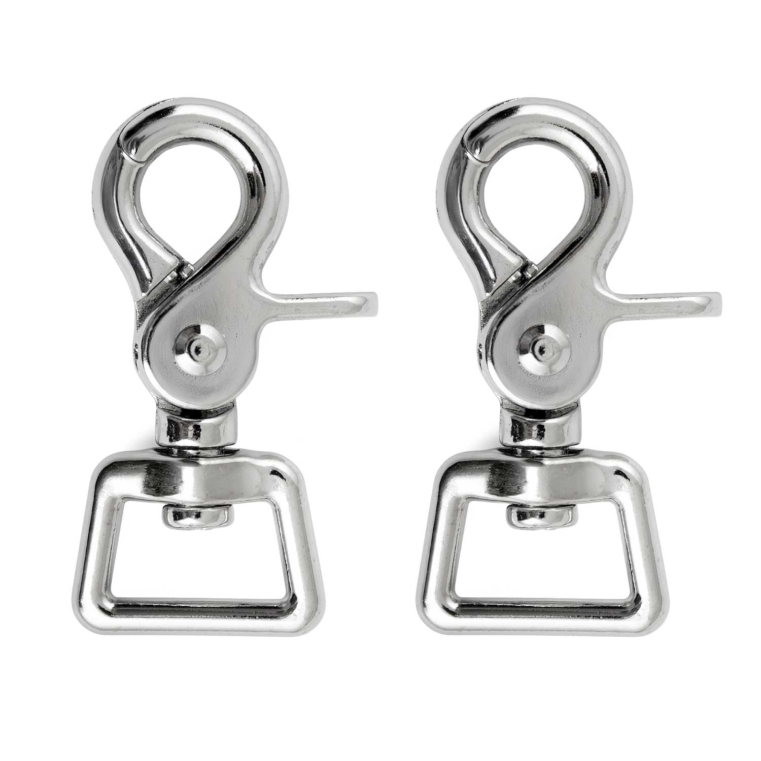 Jeffers Trigger Snap Clip 2.5" with Swivel Square Eye – Nickel Plated ...