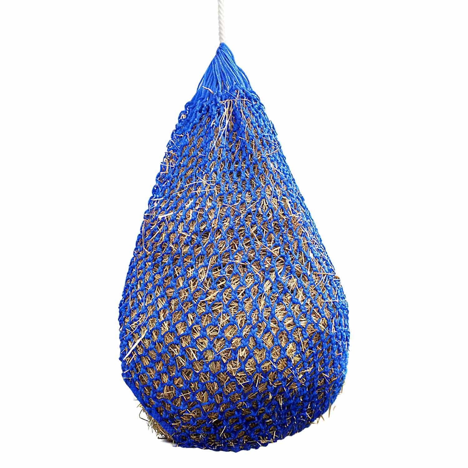 Jeffers Ultra Slow Feed Hay Net for Horses, Royal Blue – 1" x 1 ...