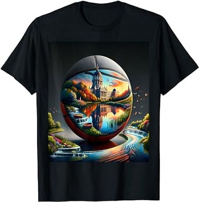 Jefferson City State Capitol Basketball: River Scenery T-Shirt ...