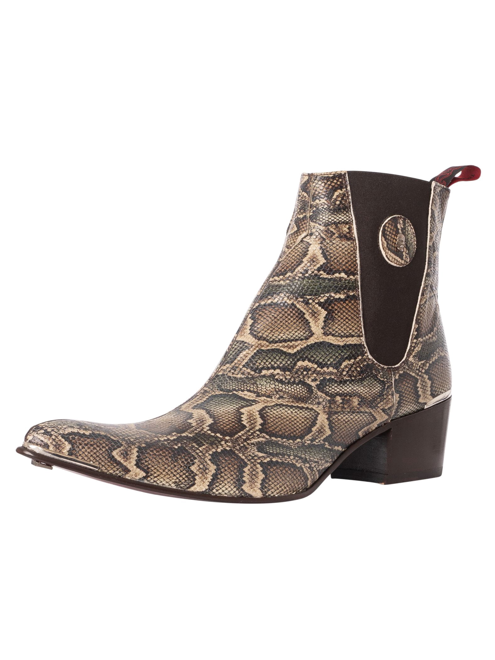 Jeffery West Leather Chelsea Boots, Brown - Walmart Business Supplies