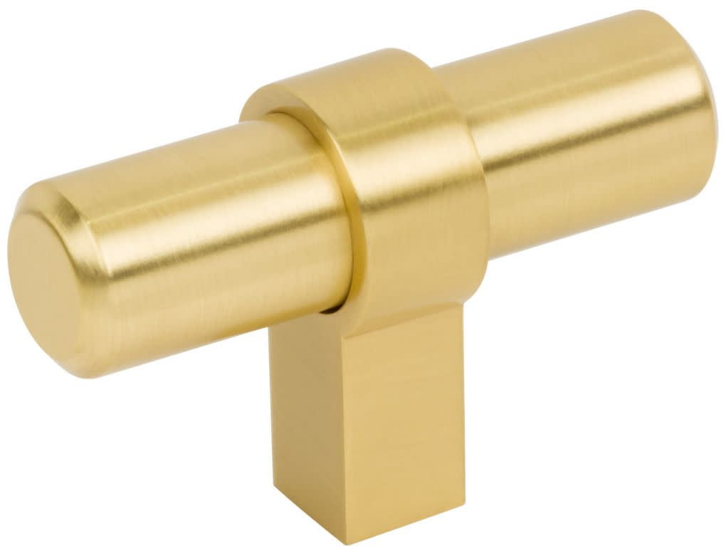 Jeffrey Alexander 51 Key Grande 2" Modern Industrial "T" Pipe Bar ...