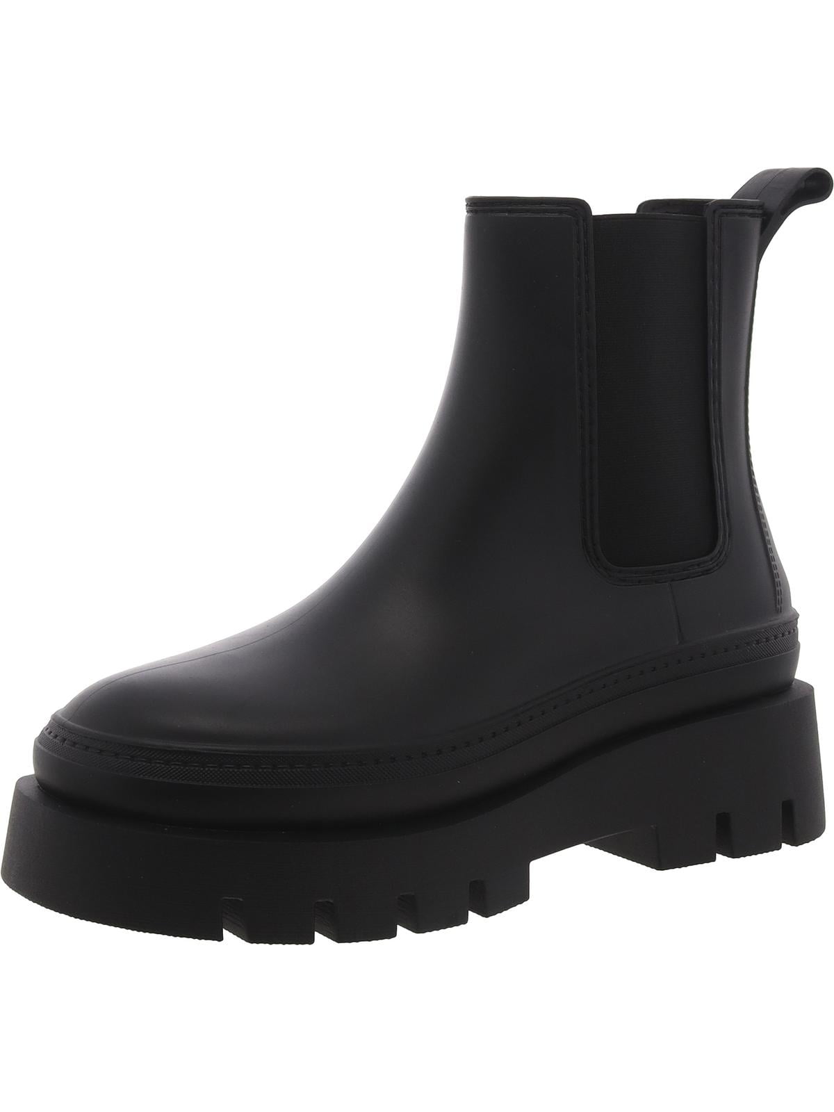 Jeffrey Campbell Womens Rain-Storm Chelsea Boots Pull On - Walmart.com
