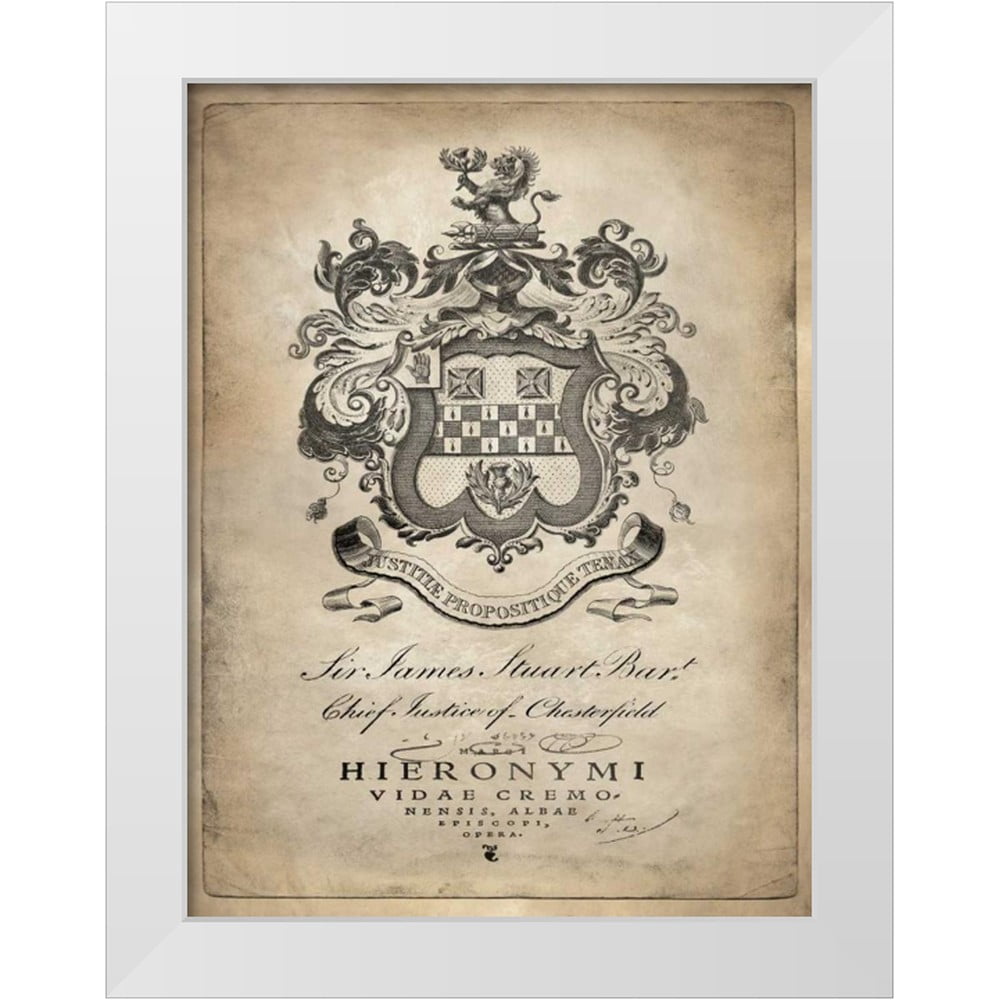Jeffries, Oliver 12x14 White Modern Wood Framed Museum Art Print Titled ...
