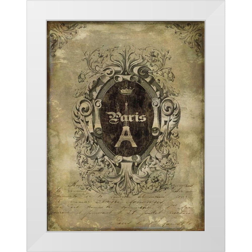 Jeffries, Oliver 25x32 White Modern Wood Framed Museum Art Print Titled ...