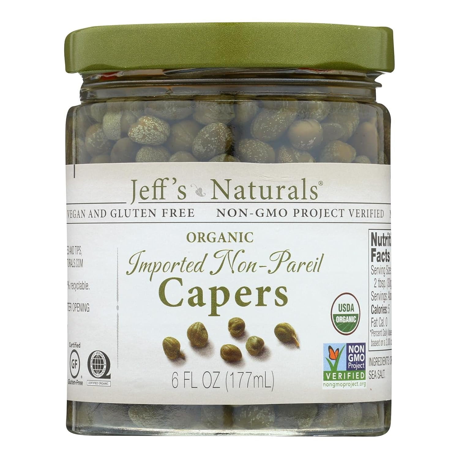 Jeffs Natural Non Pareil Capers, 6 Ounce - 6 per case.6 - Walmart.com