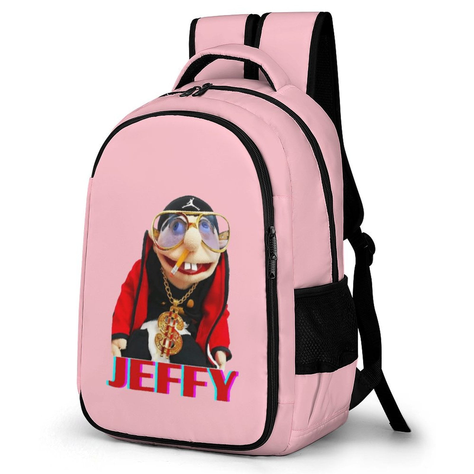 Jeffy And Mario 16 Inch Multifunctional Backpack, Stylish Travel ...