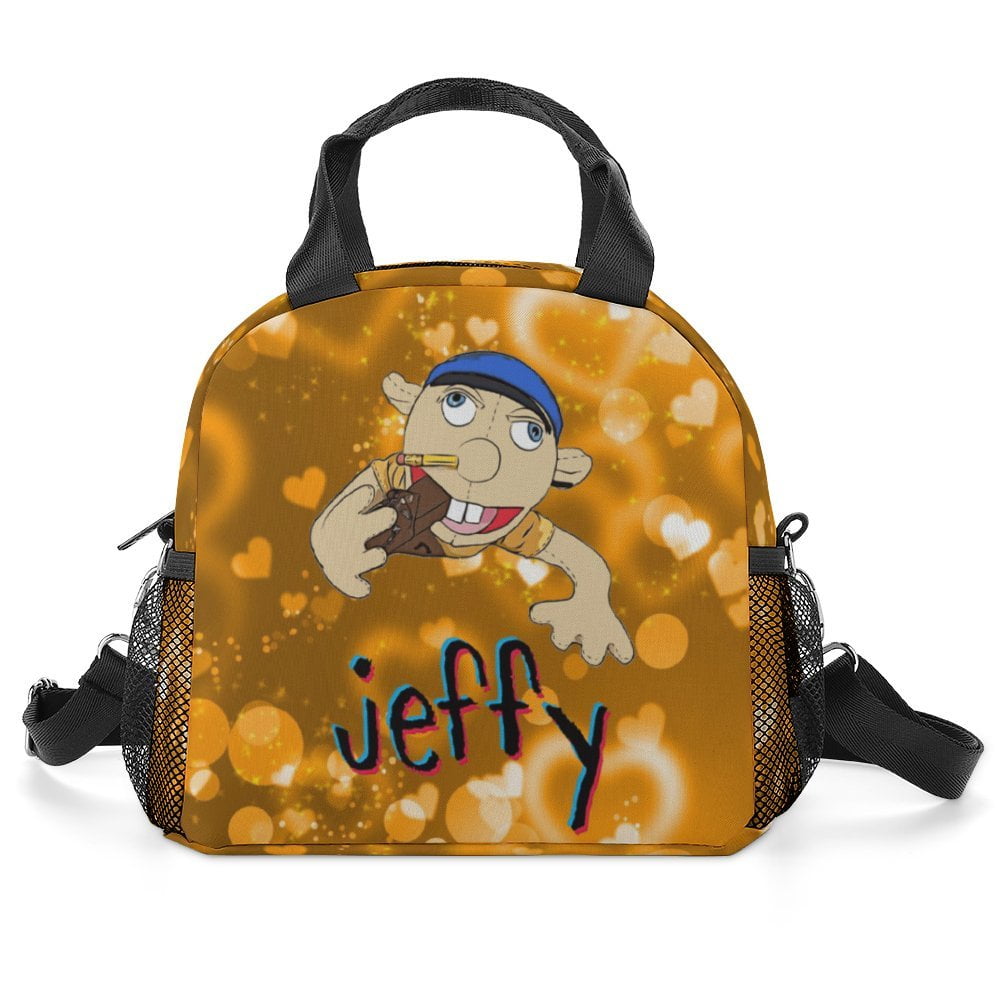 Jeffy And Mario Jeffy And Mario Lunch Bag, Insulated Lunch Box with ...