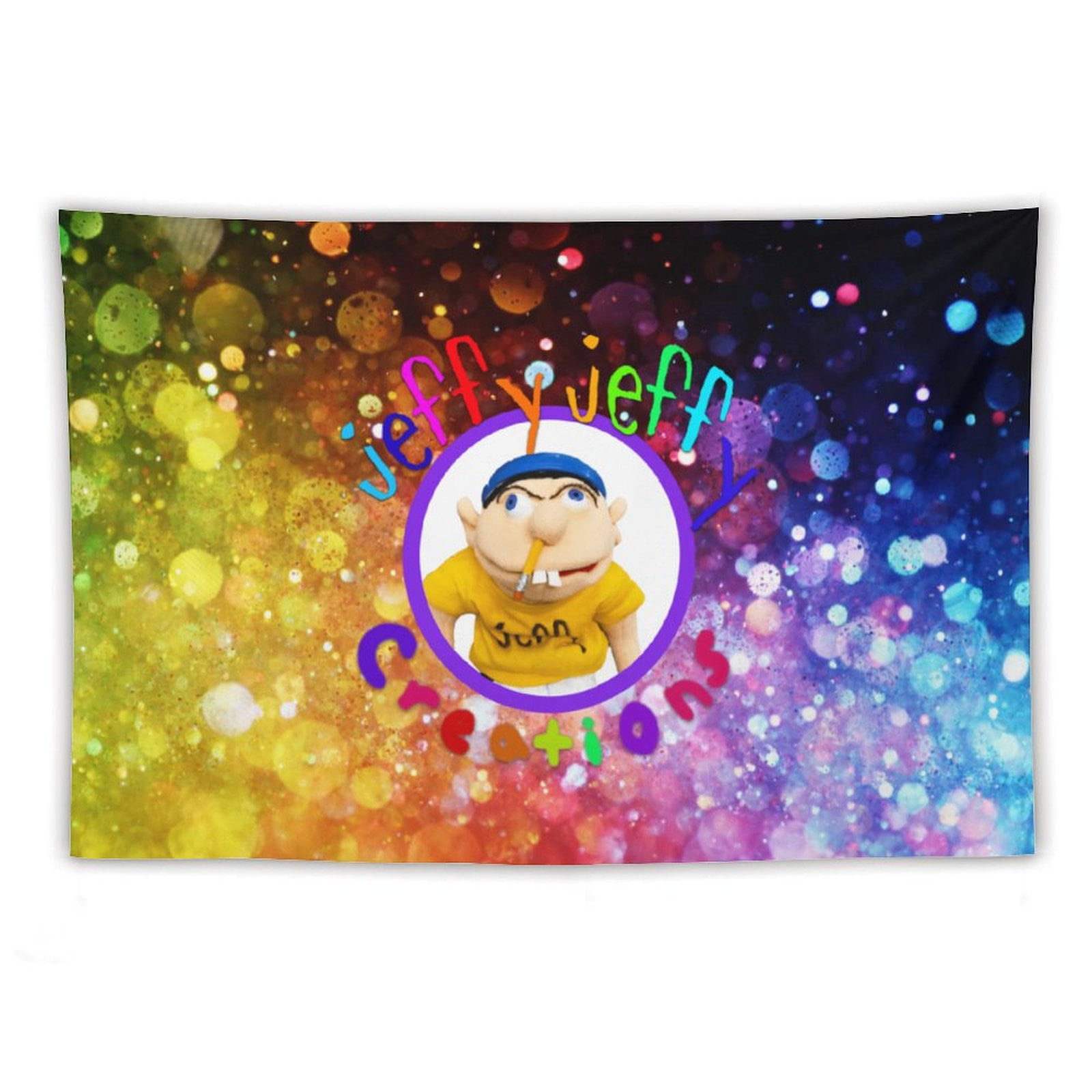 Jeffy And Mario Poster Tapestry Decorations , Wall Art Decorative Also ...