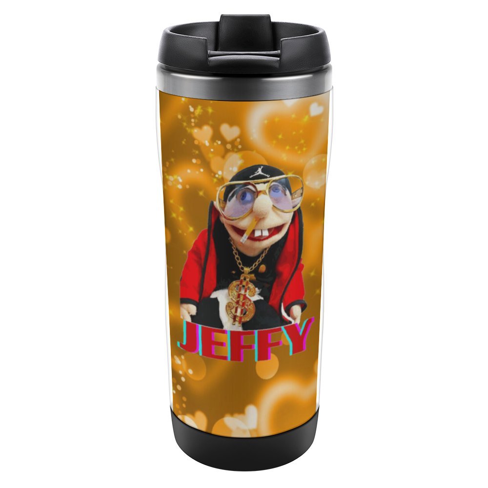 Jeffy And Mario Stainless Steel Vacuum Insulated Double Wall Travel ...