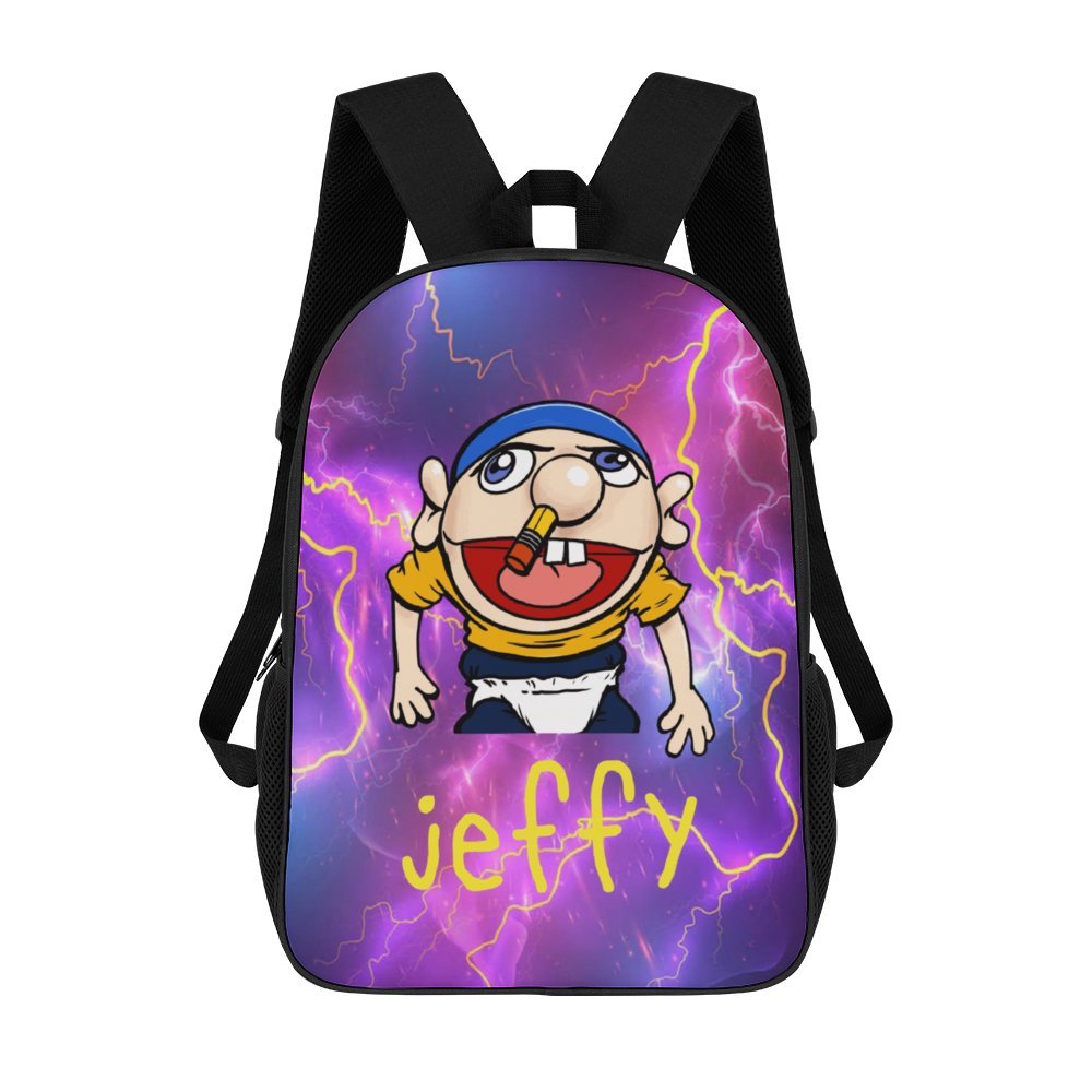 Jeffy And Mario Unisex, Leisure Backpack for Adults ,17 Inch Backpack ...