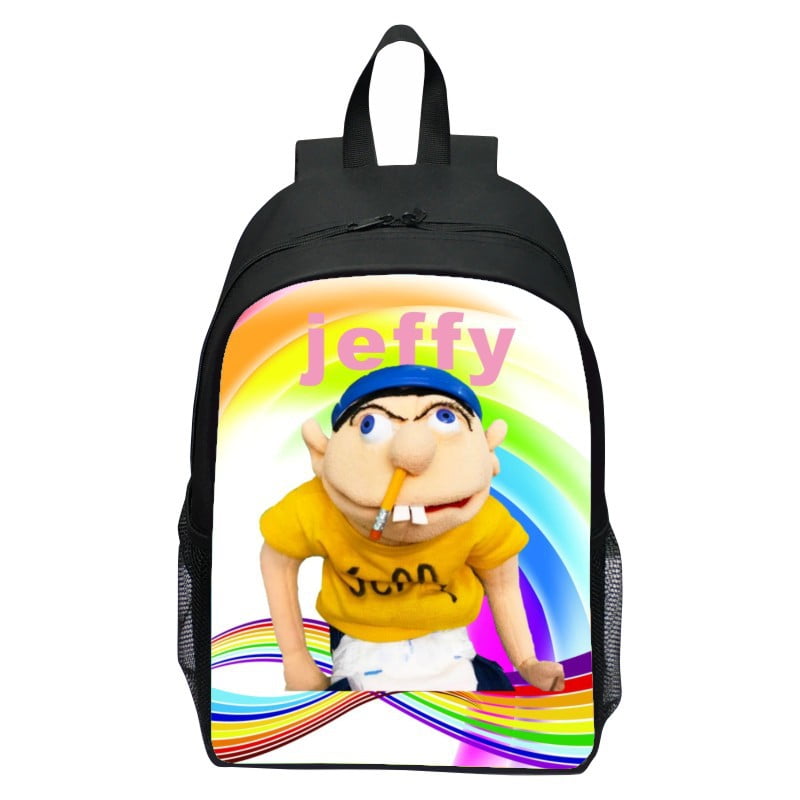 Jeffy Anime Backpacks Cartoon Laptop Backpack Daypack 3D Printed for ...