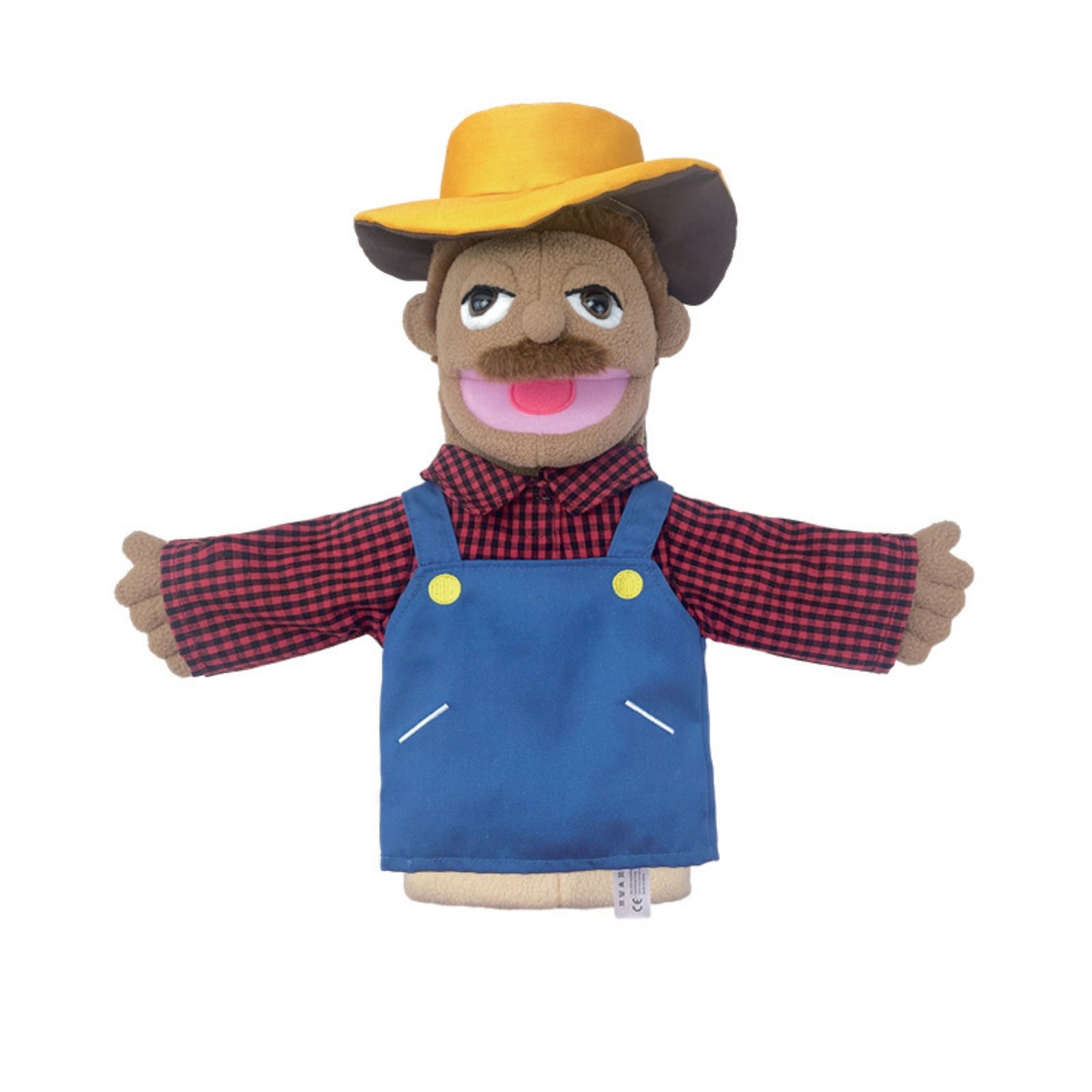 Jeffy Dolls Puppet , Farmer,14 inch Hand Puppet Plush Role Play Toys ...