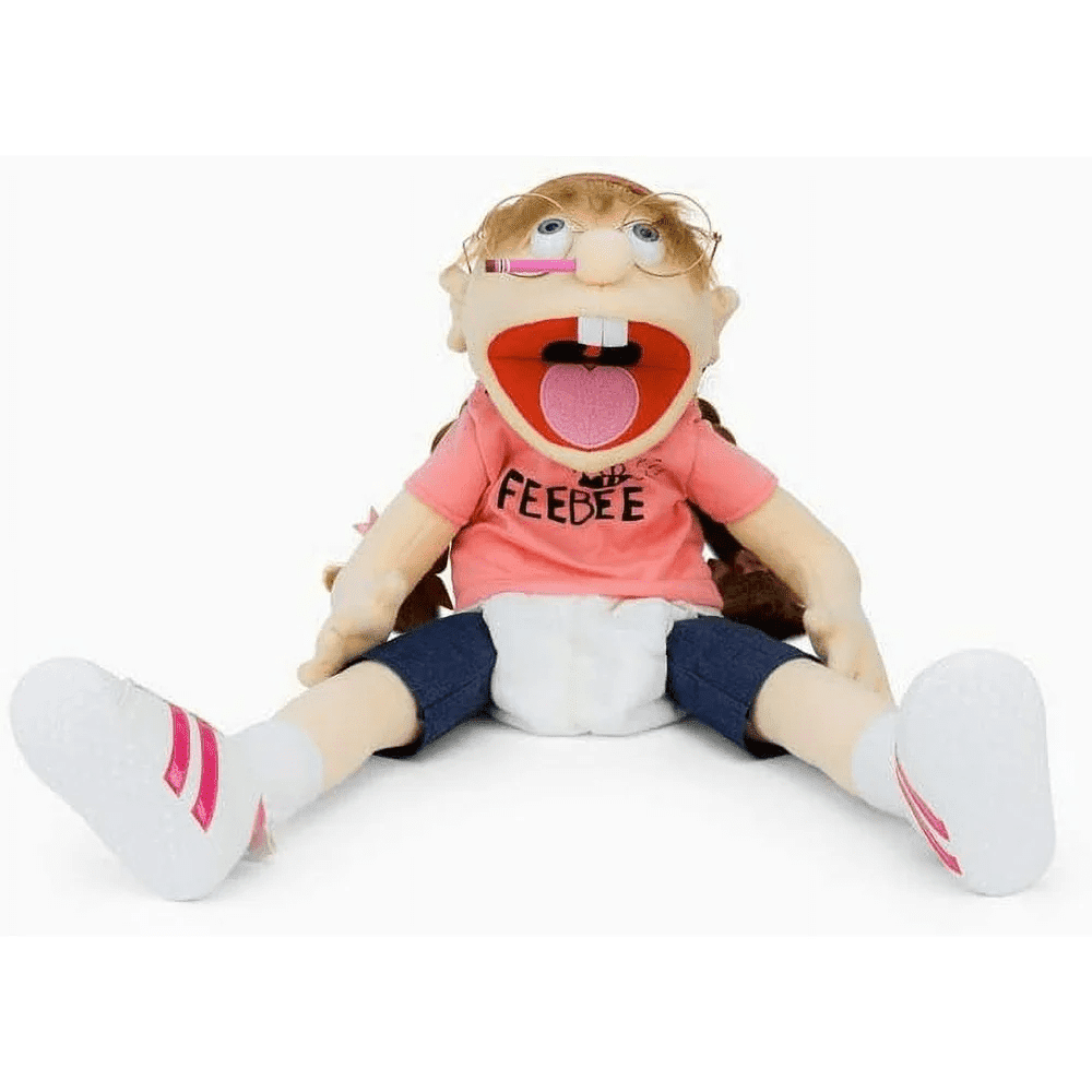 Jeffy Hand Puppet Cartoon Soft Plush Toy, Cosplay Doll Puppet Game for ...