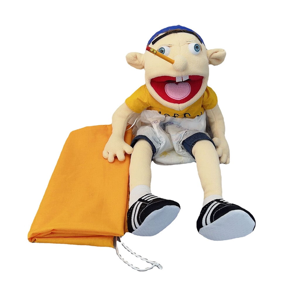 Jeffy Hand Puppet Toy Funny Boy Stuffed Toy Action Figure Party Toys ...