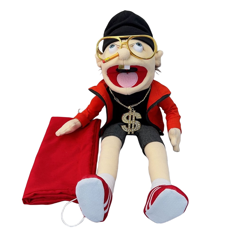 Jeffy Hand Puppet Toy Funny Boy Stuffed Toy Action Figure Party Toys ...
