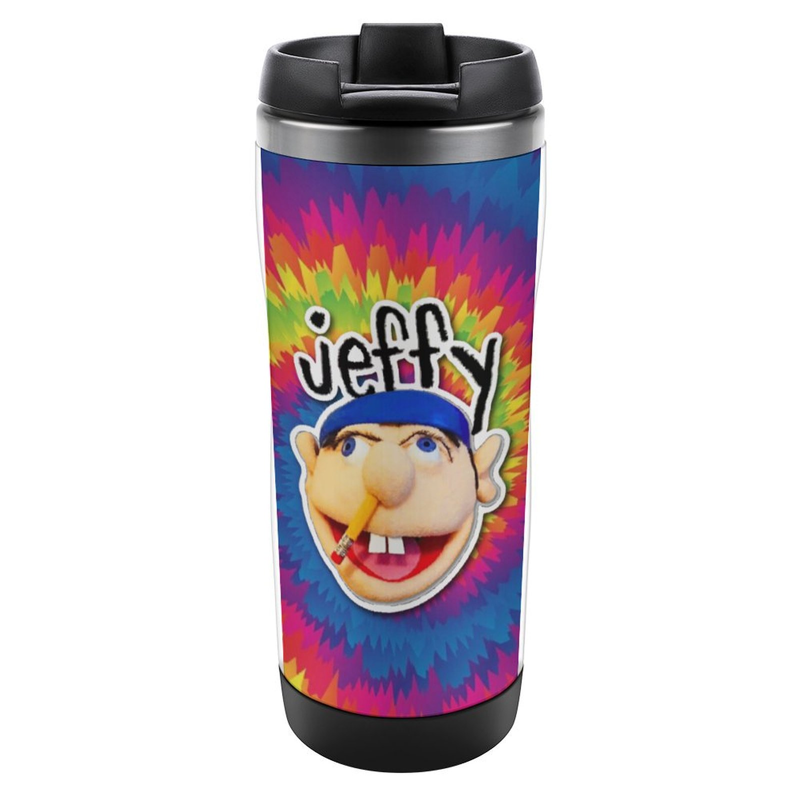 Jeffy And Mario 14 Fl Oz Stainless Steel Vacuum Insulated Double Wall ...