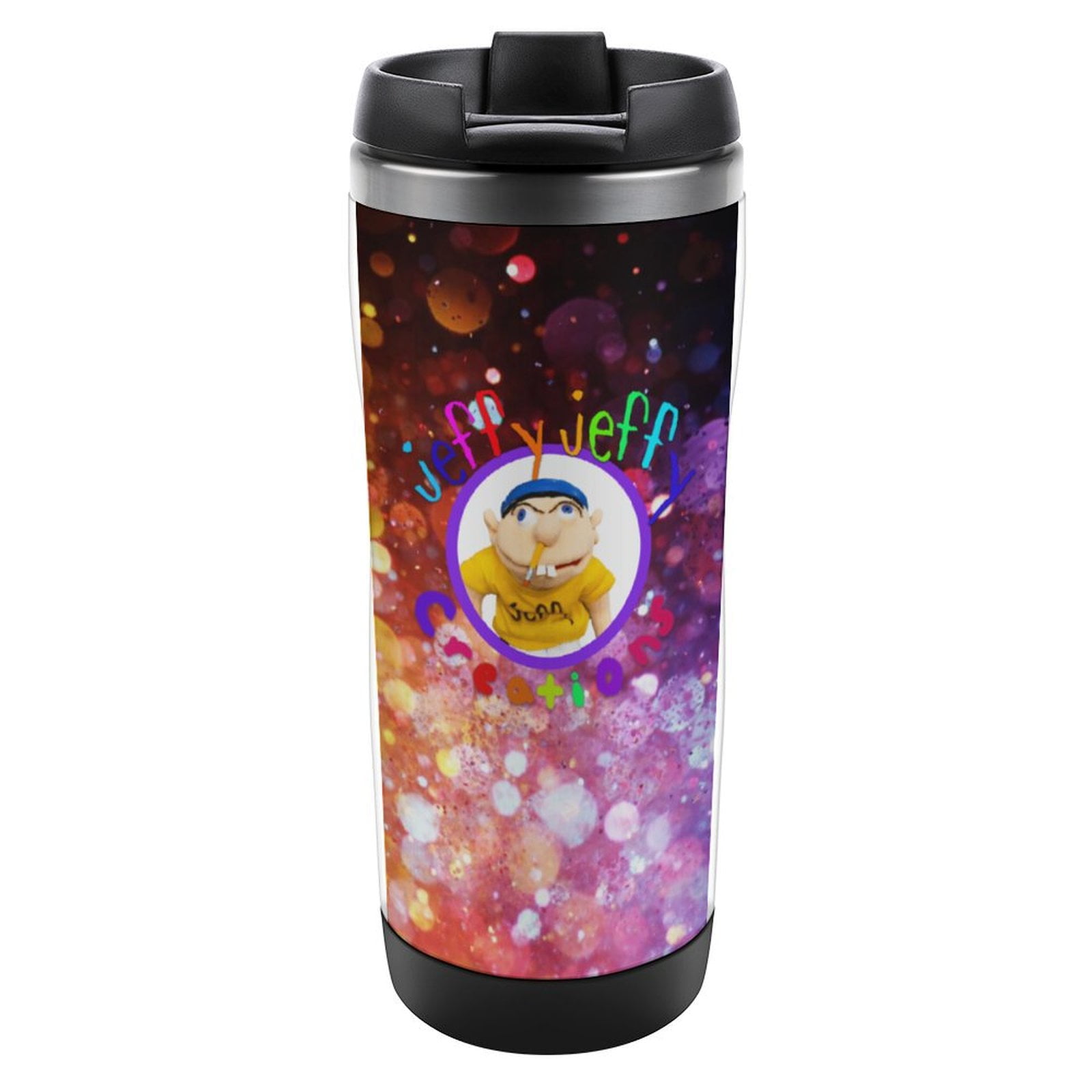 Jeffy And Mario 14 Fl Oz Stainless Steel Vacuum Insulated Double Wall ...