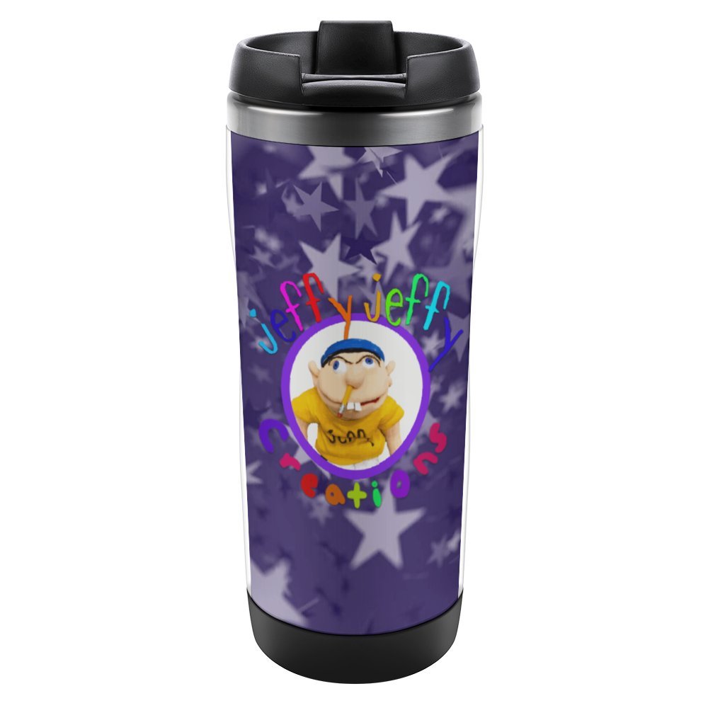 Jeffy And Mario Stainless Steel Vacuum Insulated Double Wall Travel ...