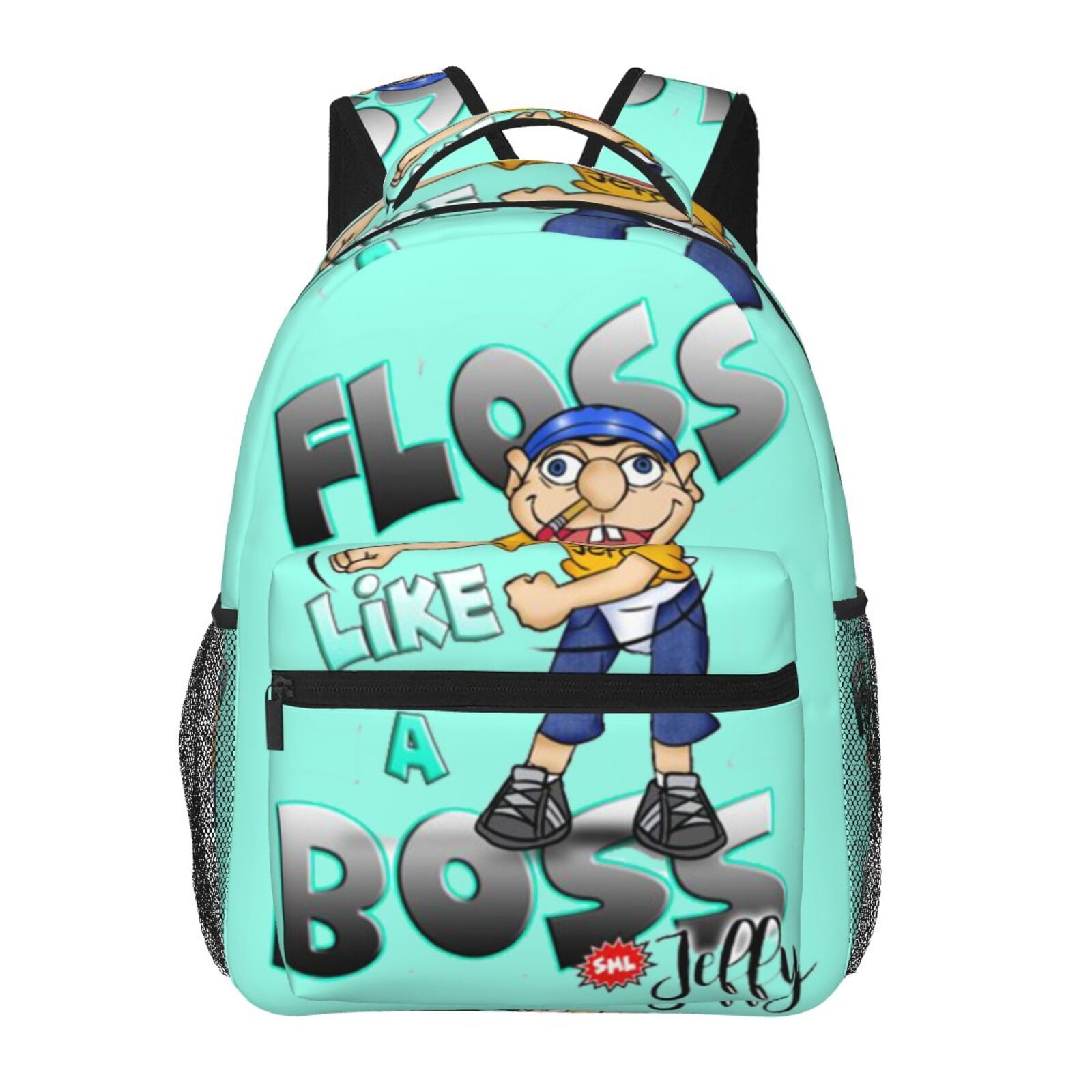 Jeffy Puppet Adjustable Laptop Backpack School Student Book Bag Satchel ...