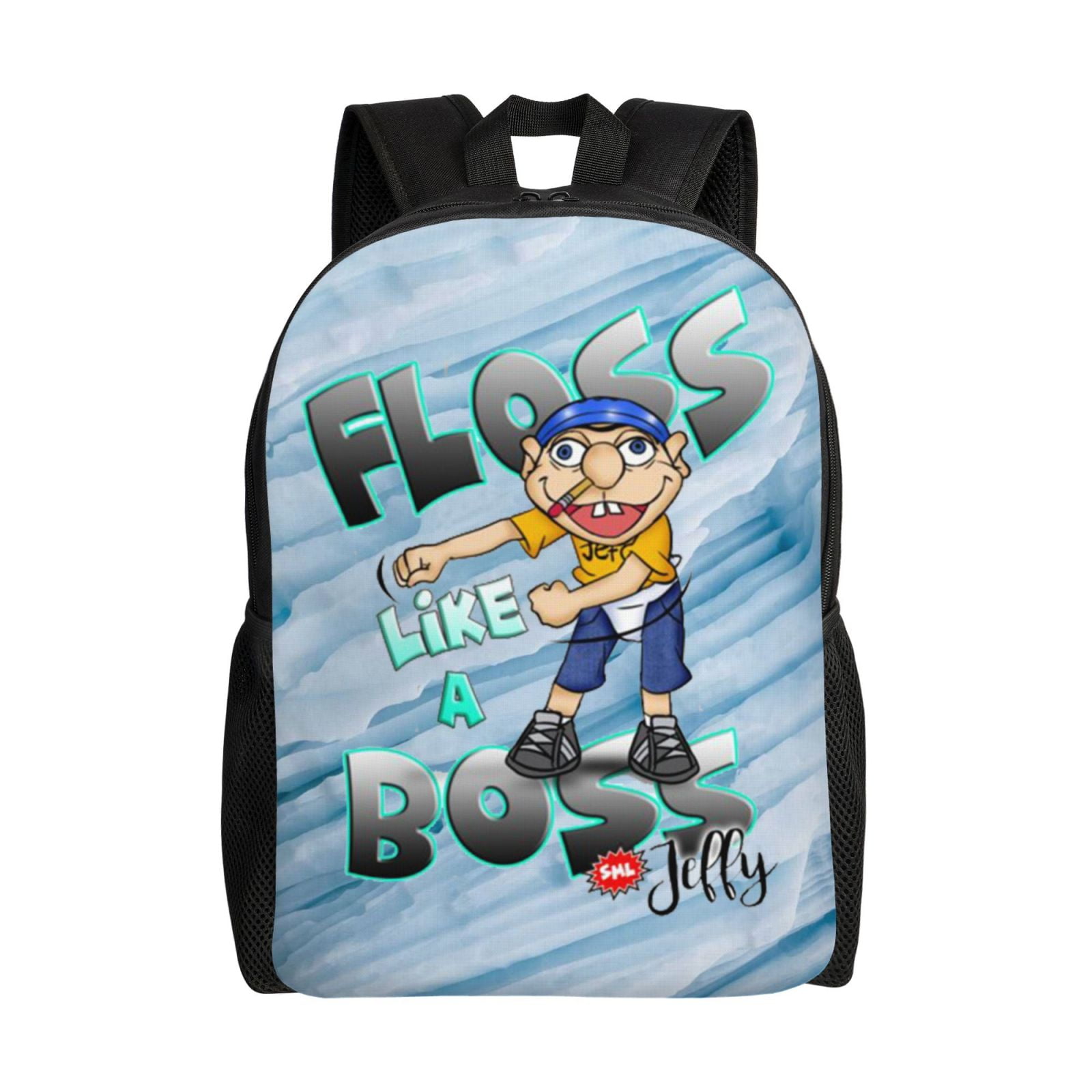 Jeffy Puppet Backpack Laptop School Bag Student Satchel Lightweight ...