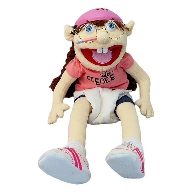 Jeffy Puppet Plush Toy Deluxe 24-Inch Plush Doll with Removable Pencil ...