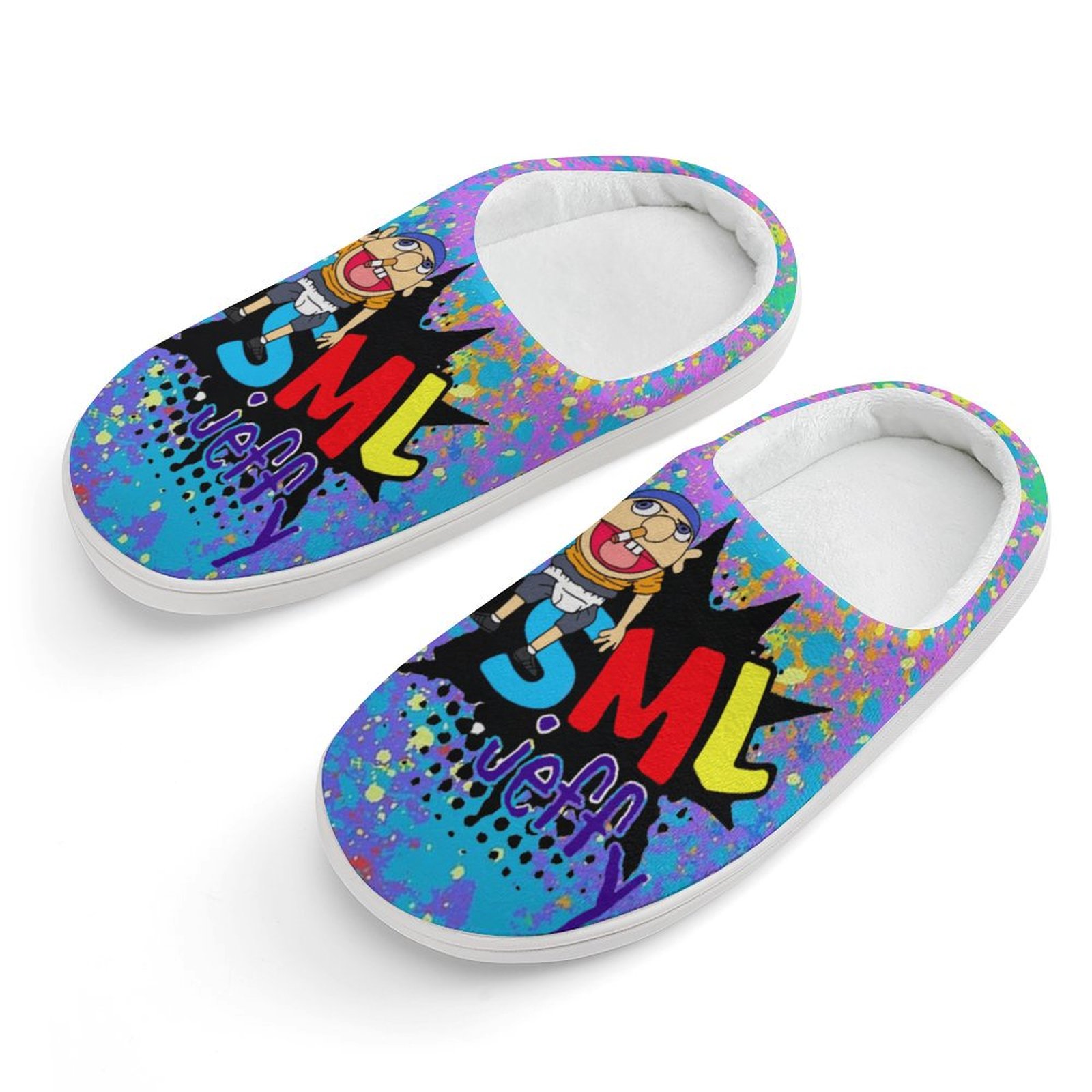Jeffy Puppet SML Cotton Slippers For Kids Winter Warm Soft Plush ...