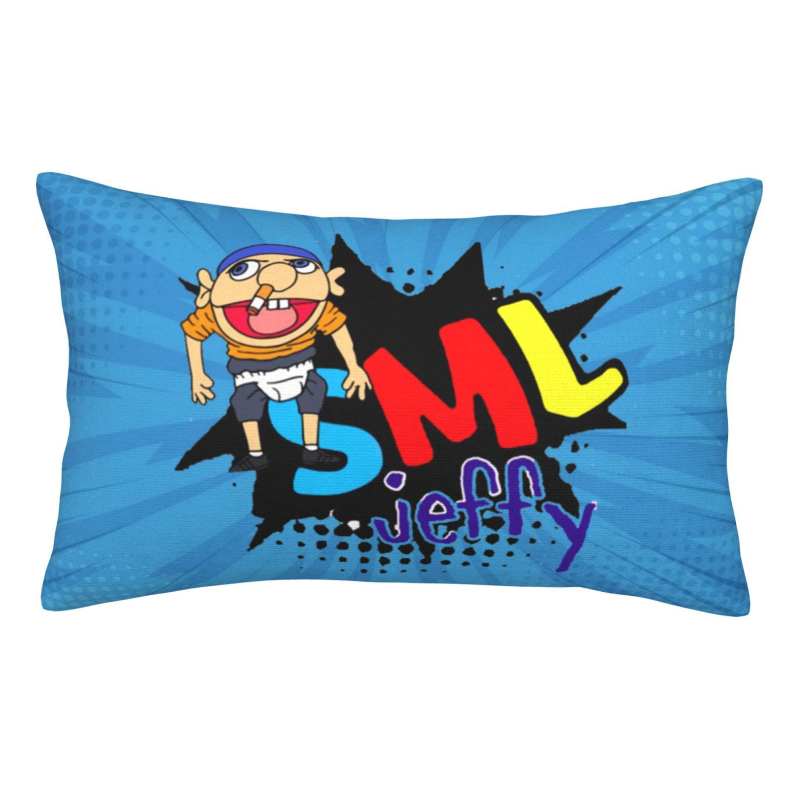 Jeffy Puppet SML Pillowcase Decor Cushion Pillow Covers With Hidden ...