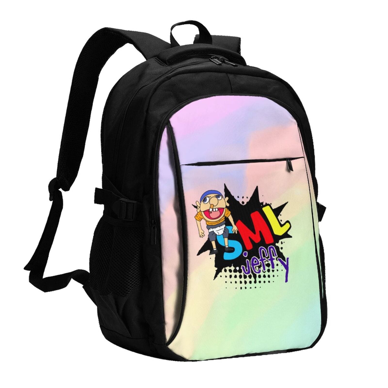 Jeffy Puppet SML Unisex Backpack USB Daypack Large Capacity School Bag Bookbag Notebook Laptop ...