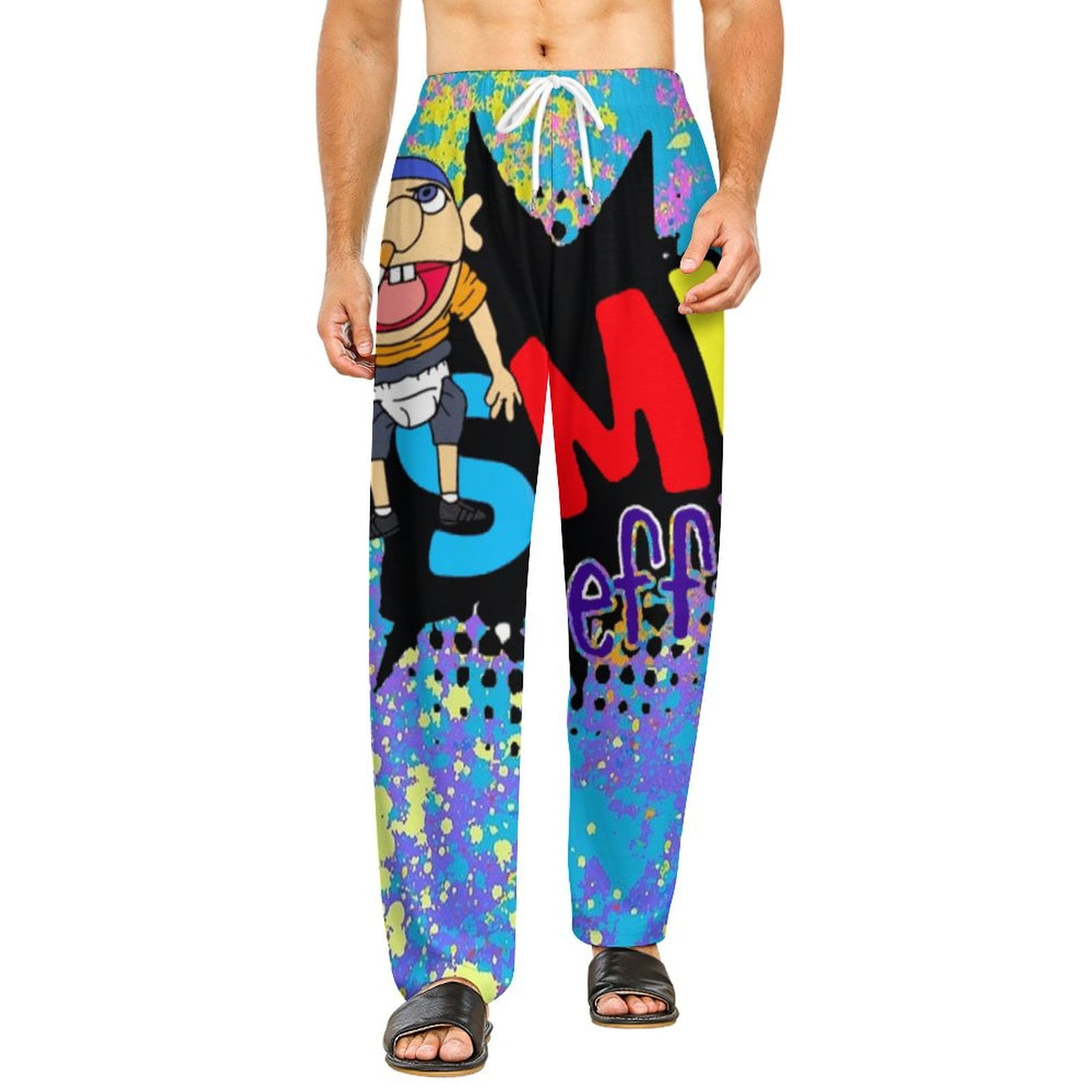 Jeffy Puppet SML Unisex Pajama Pants Bottoms Daily Cozy Soft Lounge ...