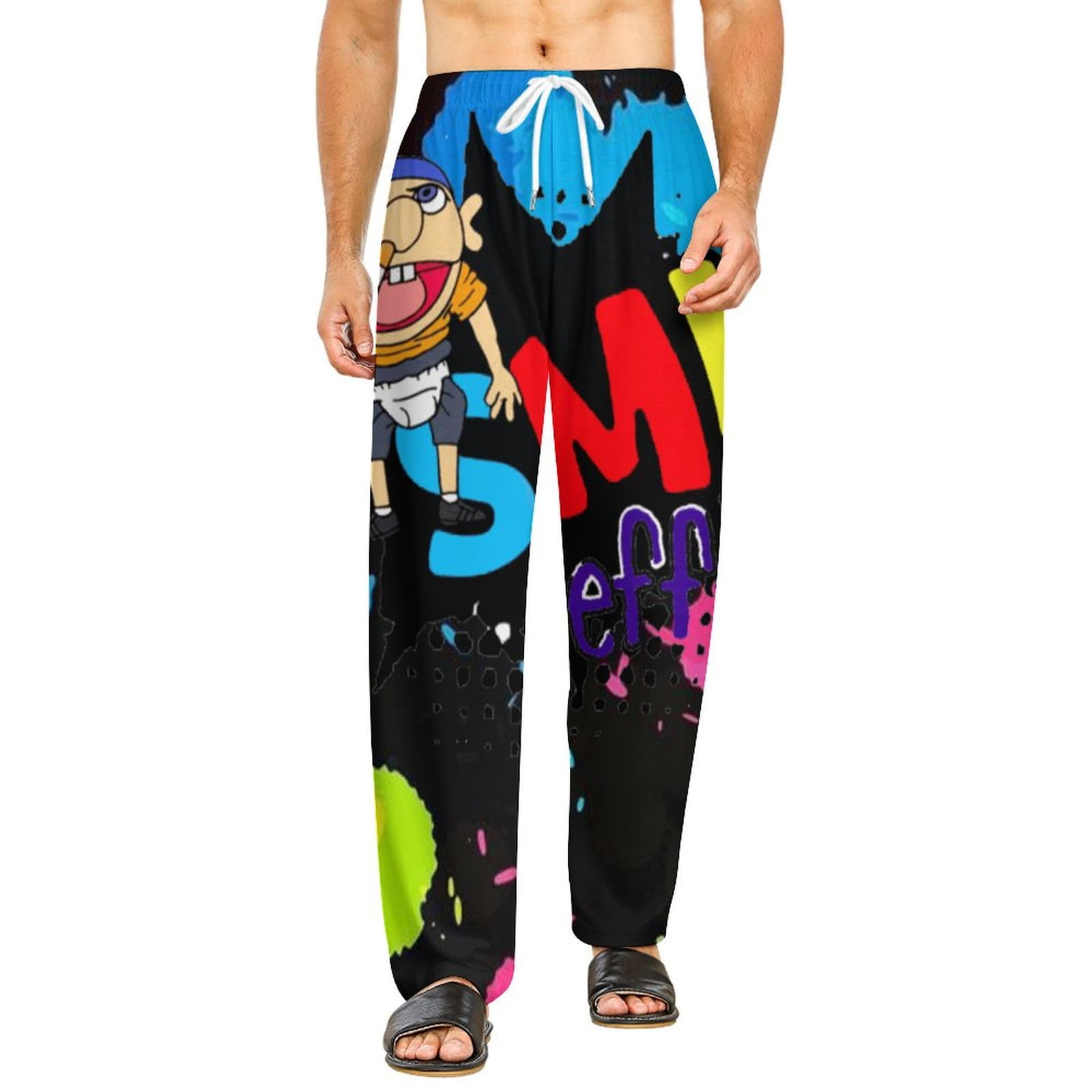 Jeffy Puppet SML Unisex Pajama Pants Bottoms Daily Cozy Soft Lounge ...