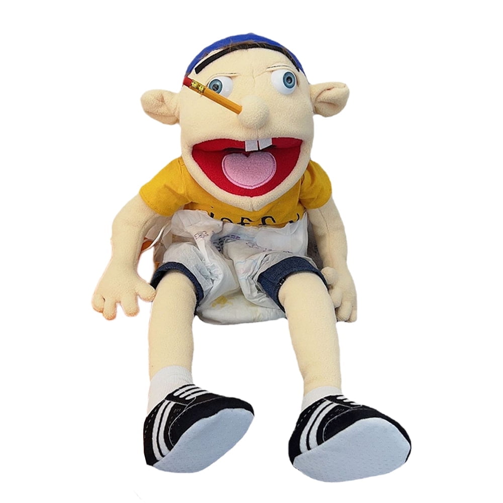 Jeffy Puppet Soft Plush Toy - 19.7in Jeffy Hand Puppet Stuffed Figurine Toy Gift for Kids ...