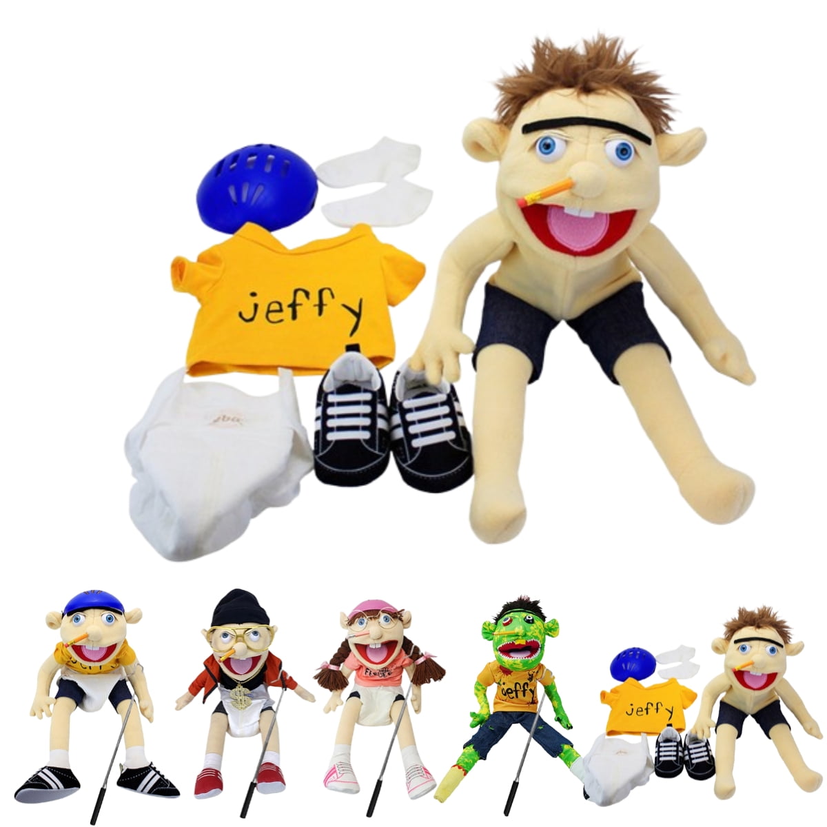 Jeffy Puppet Soft Plush Toy Hand Puppet,Jeffy Plush Toy Cosplay,Jeffy ...