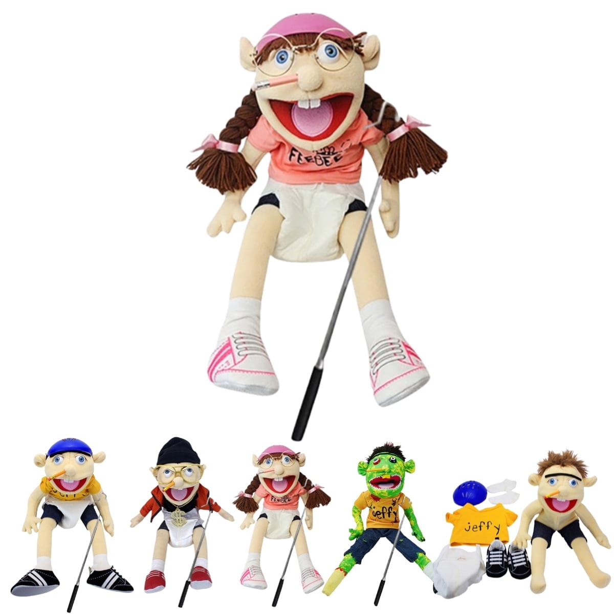 Jeffy Puppet Soft Plush Toy Hand Puppet,Jeffy Plush Toy Cosplay,Jeffy ...