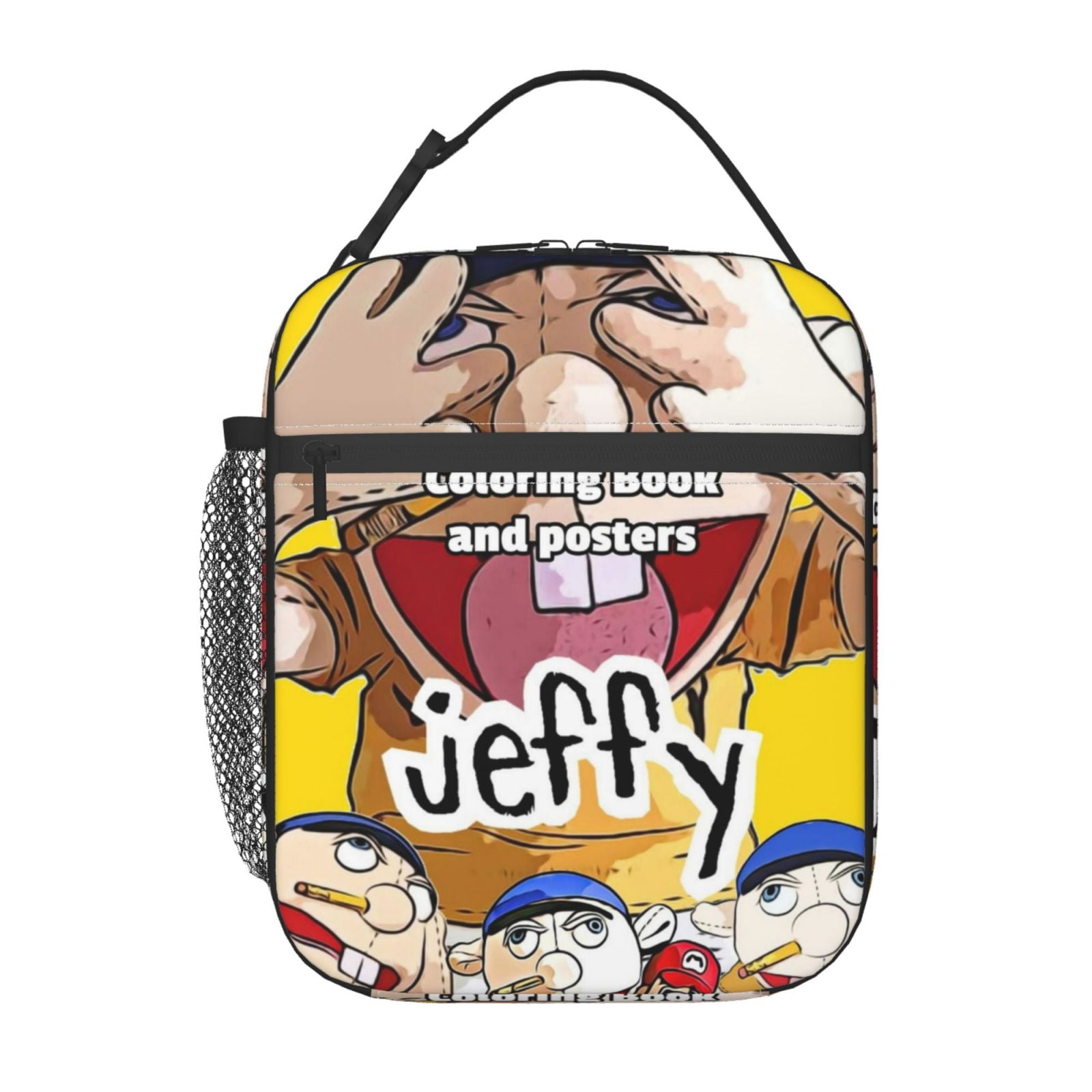Jeffy Puppet Toy Portable Insulated Lunch Bag Tote Bento Bag Cooler ...