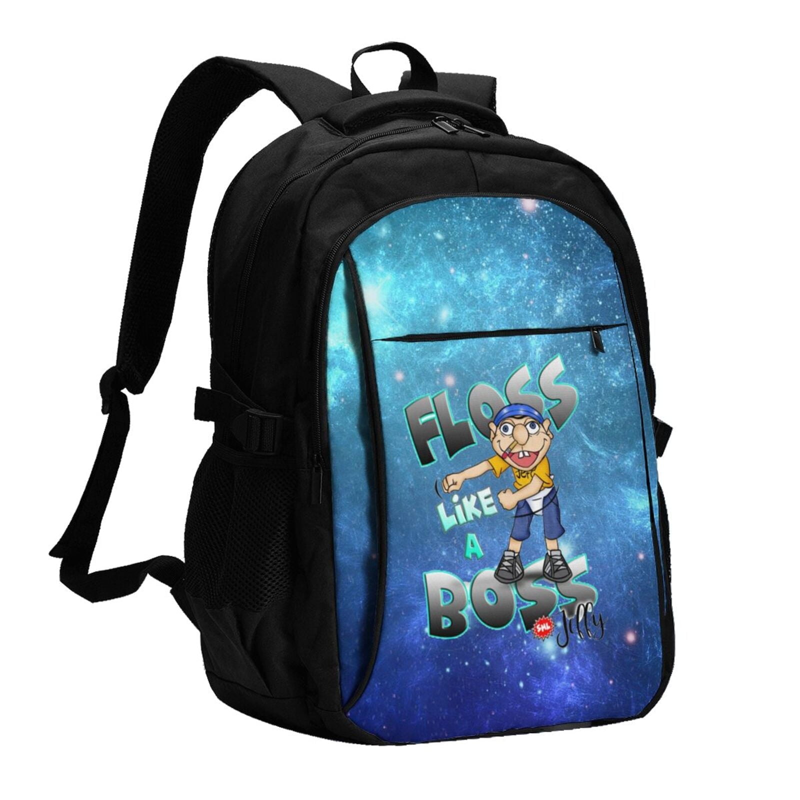 Jeffy Puppet Unisex Backpack USB Daypack Large Capacity School Bag ...