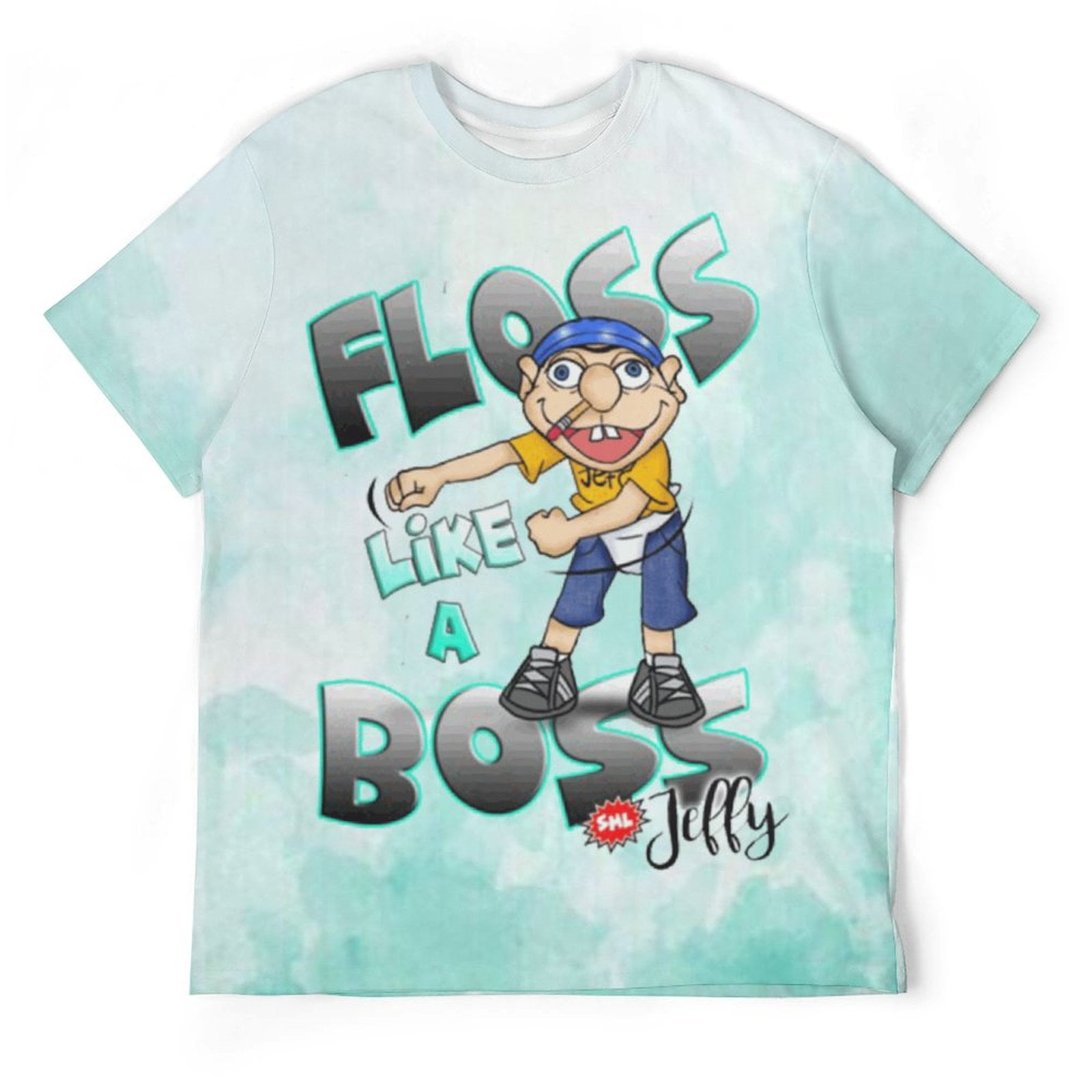 Jeffy Puppet Unisex Short-sleeve Shirt For Men Women Novelty 3D Print T ...