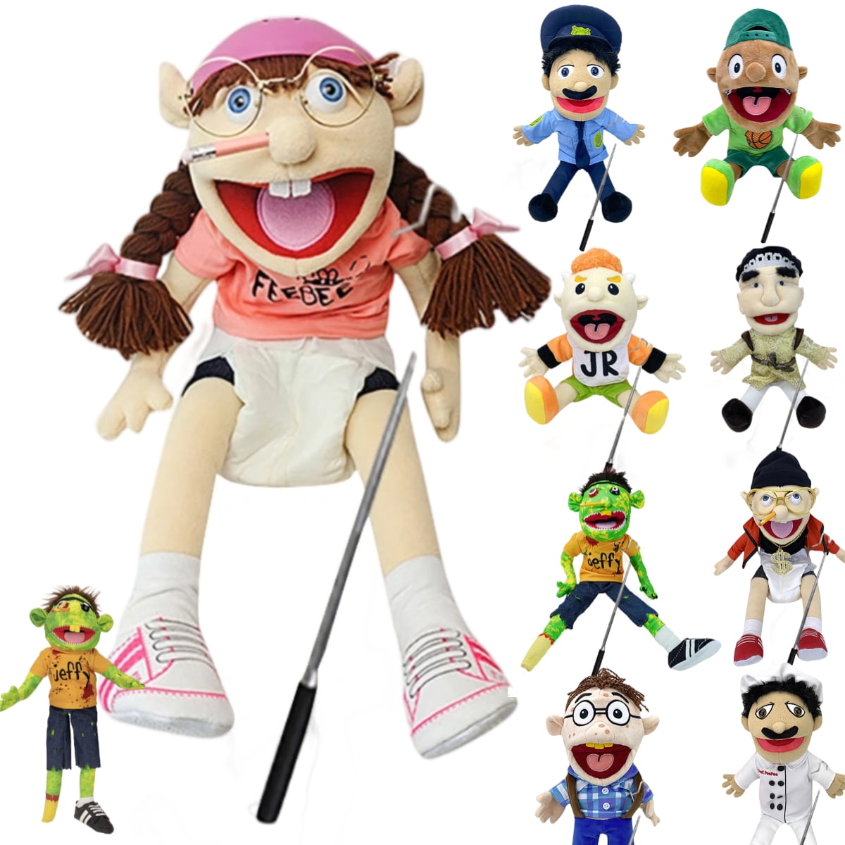 Jeffy Puppets, Hand Puppets Parent-Child Interaction - Walmart.com