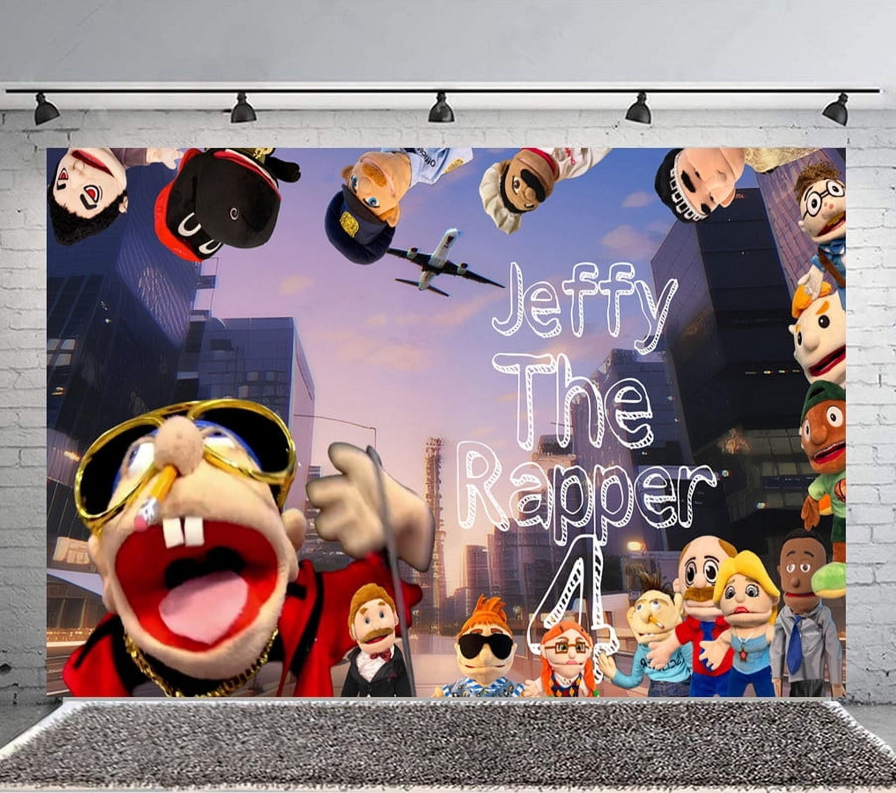 Jeffy SML the Rapper Backdrop Banner Party Supplies Poster Movie Theme ...