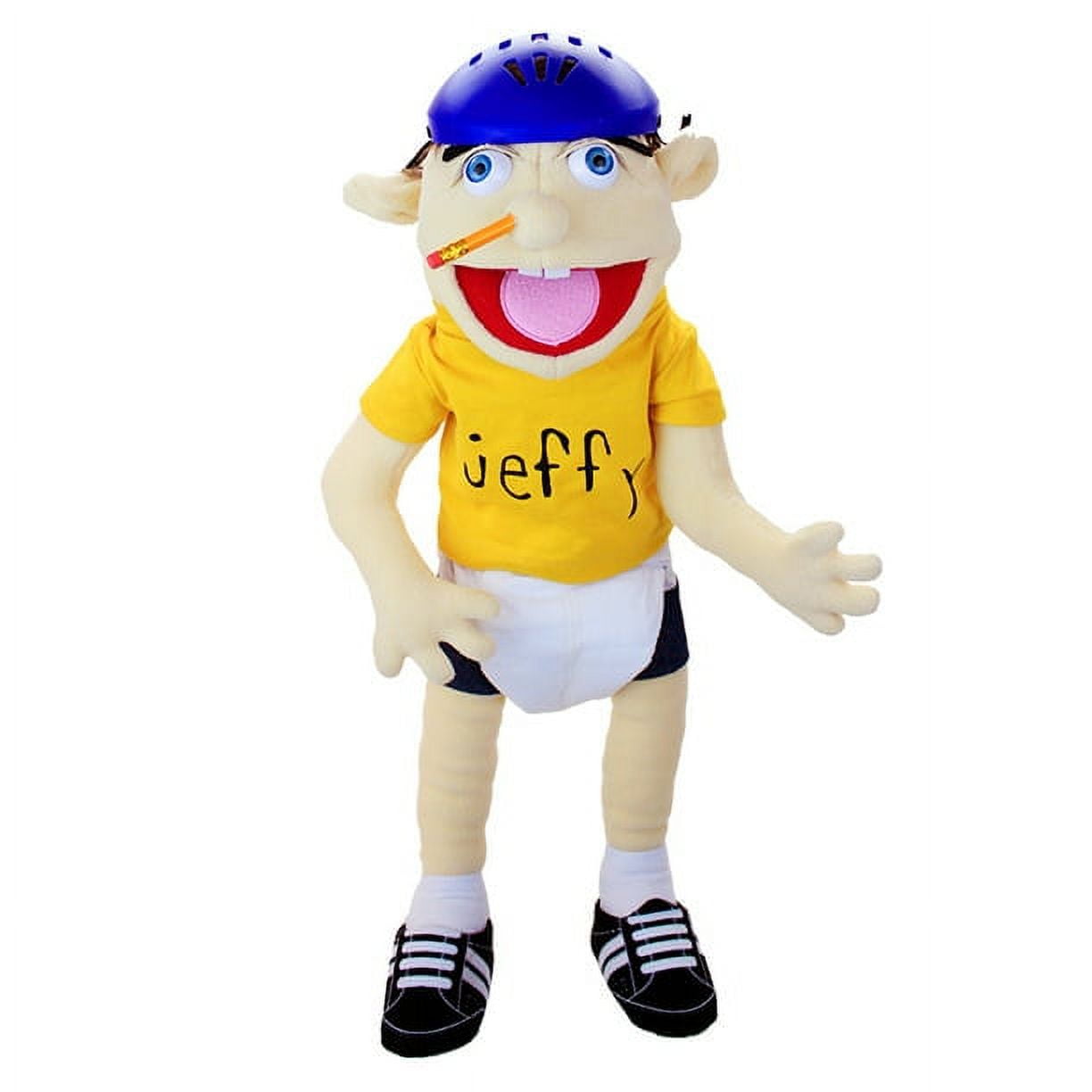 Jeffy Shadow Play Props Large Jeffy Boy Hand Puppet Children Soft Doll ...