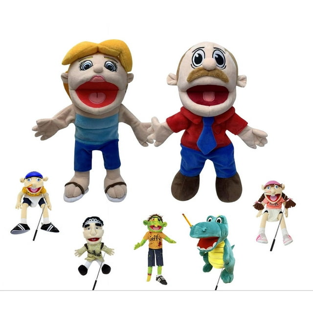 Jeffy Soft plush toy hand puppet 1Pc Parent-Child Interaction Jeffy ...