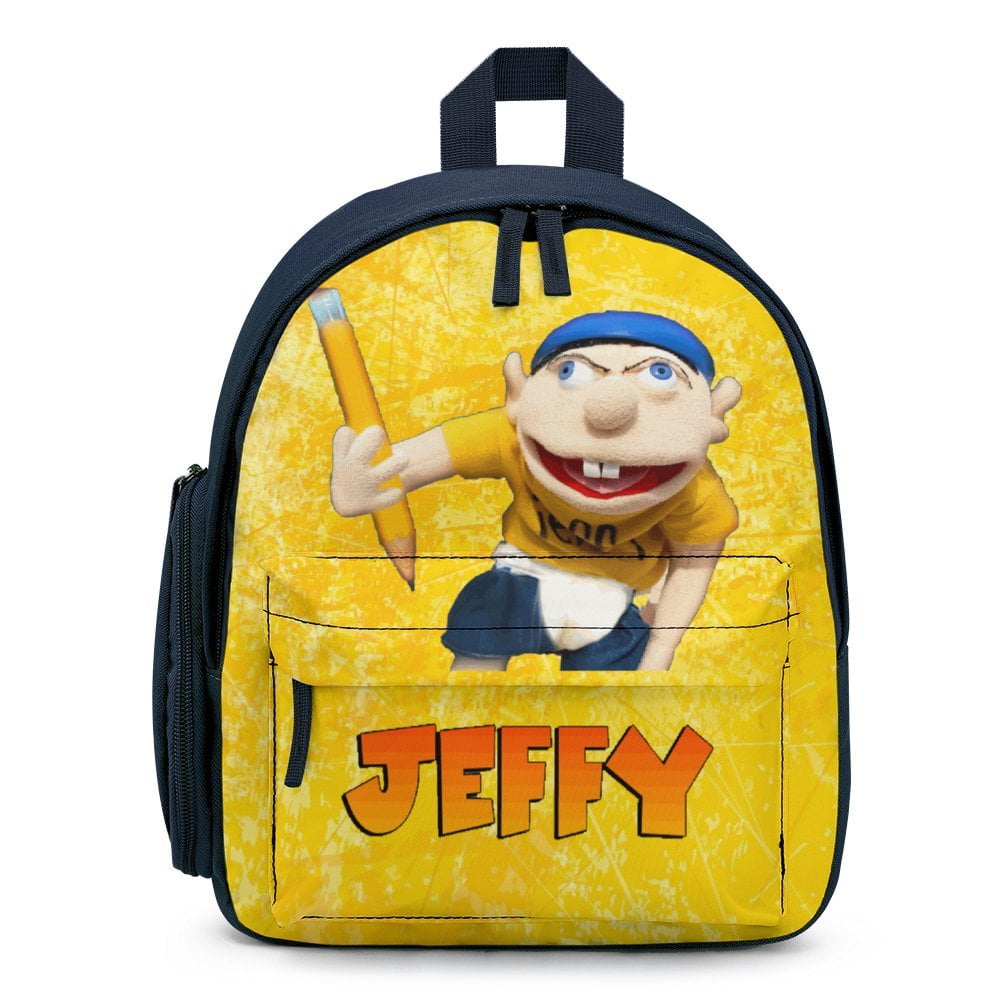 Jeffy Symbol Adjustable Daypack Backpack Lightweight Satchel Travel ...