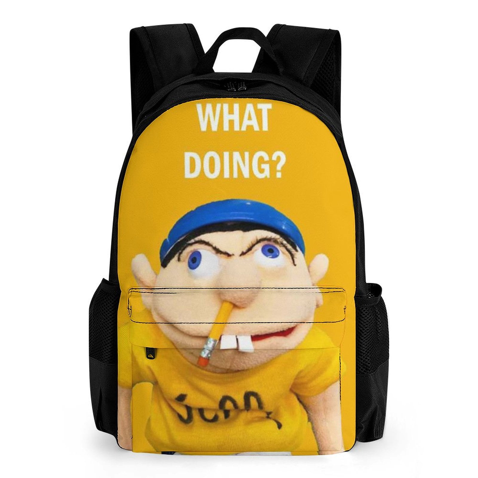 Jeffy What Doing Backpack Laptop Bag Large Capacity Multipurpose ...