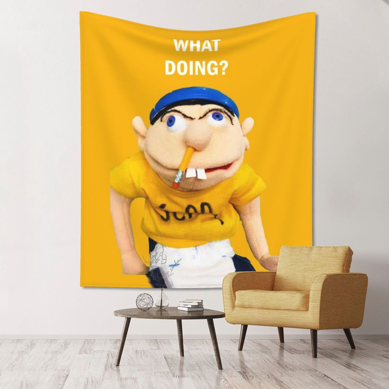 Jeffy What Doing Tapestry Decor Luxury Wall Hanging Tapestries For ...