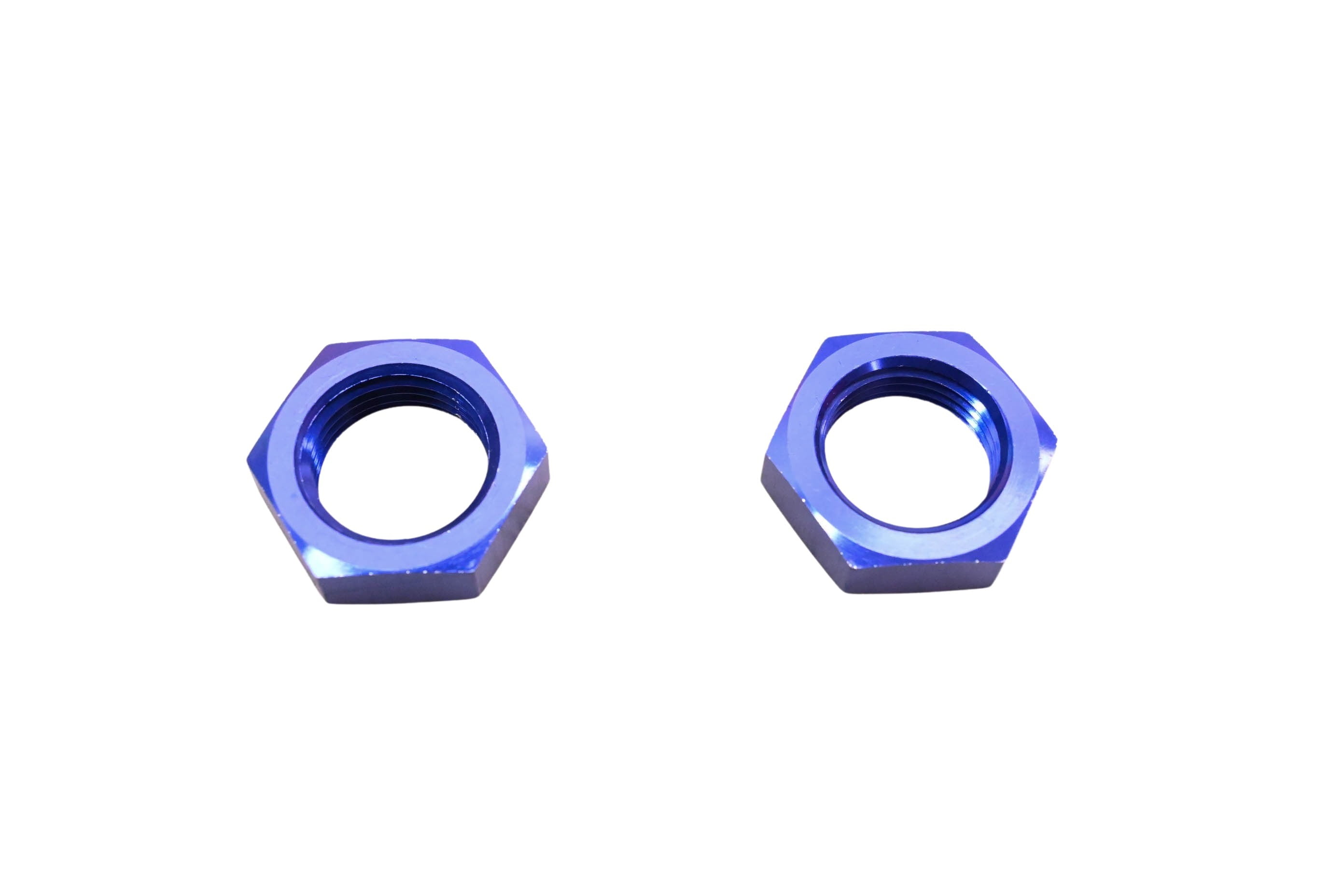 Jegs 100293 Blue Bulkhead Nuts Qty 2 NOS - Walmart.com