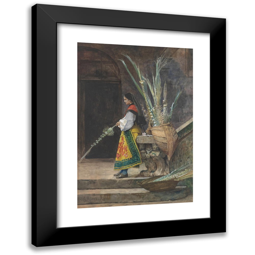 Jehan Georges Vibert 11x14 Black Modern Framed Museum Art Print Titled ...