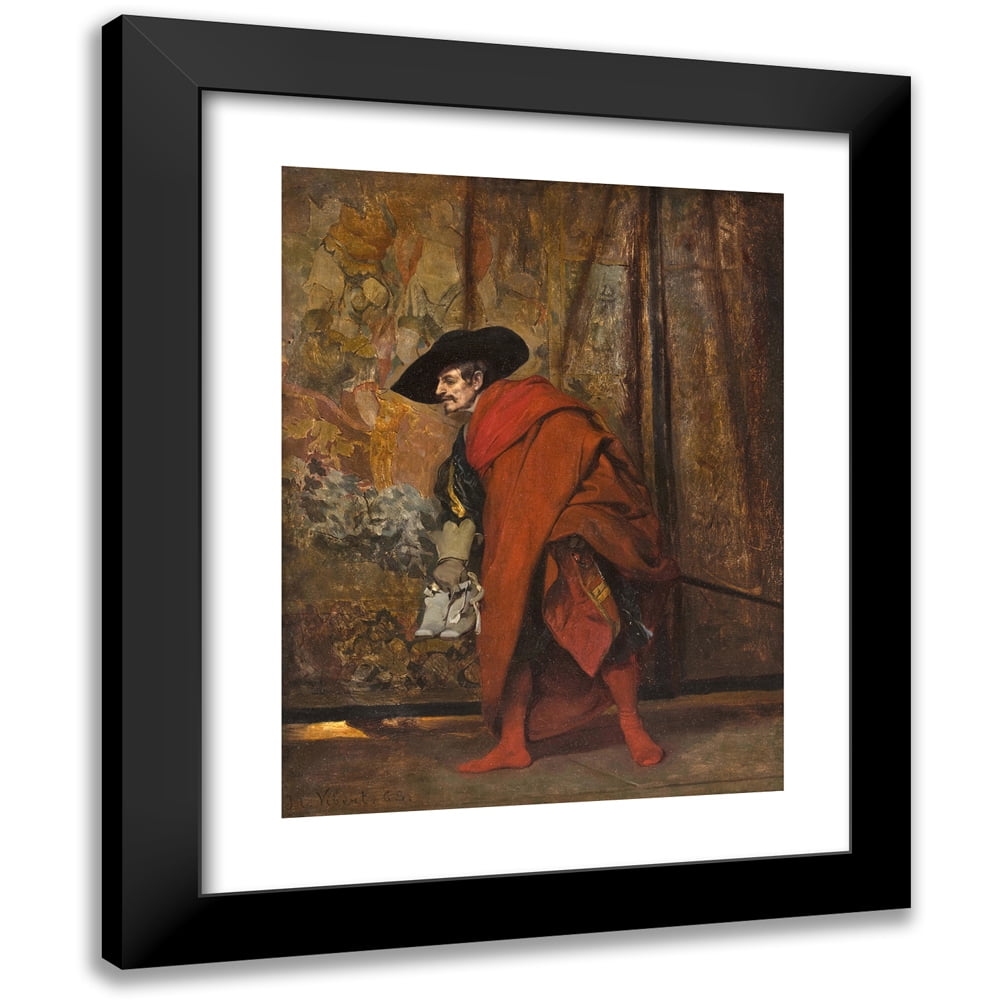 Jehan Georges Vibert 12x14 Black Modern Framed Museum Art Print Titled ...